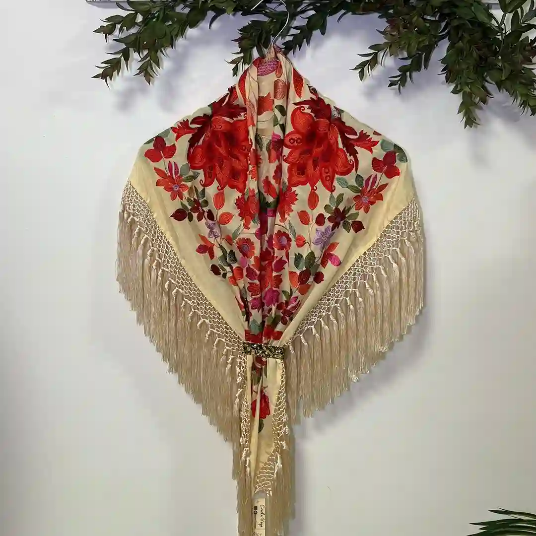 Mantoncillo Mod. Tulipán - Beige - Concha Vega